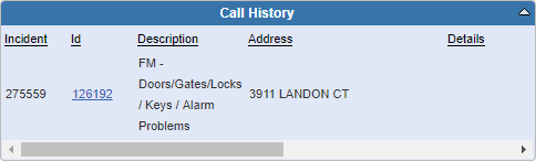 View Call History
