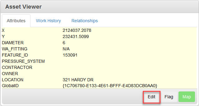 Edit Asset Attributes Edit Asset Attributes